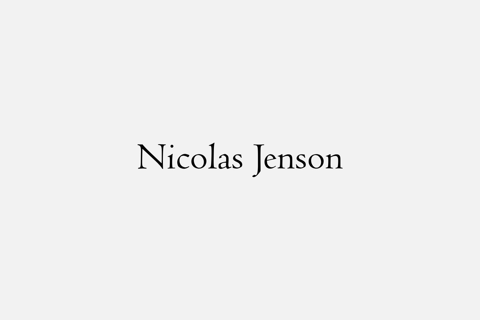 online store | Nicolas Jenson